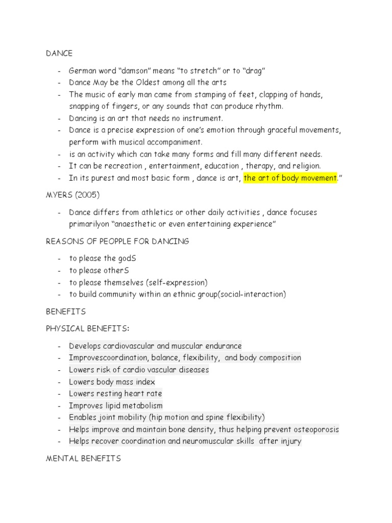 The History and Development of Dance: Exploring its Origins, Elements ...