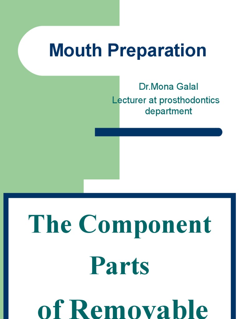 04 - Mouth Preparation-1 | PDF | Periodontology | Dentures