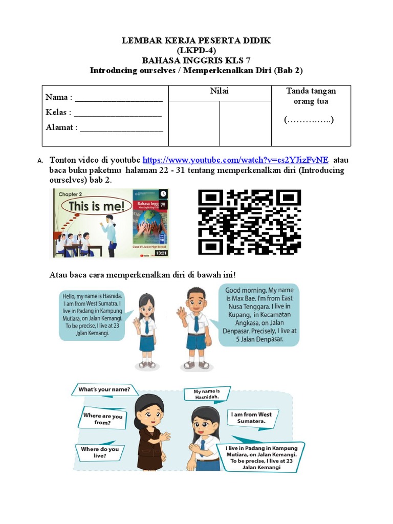 LKPD4 KLS 7 B.ing | PDF