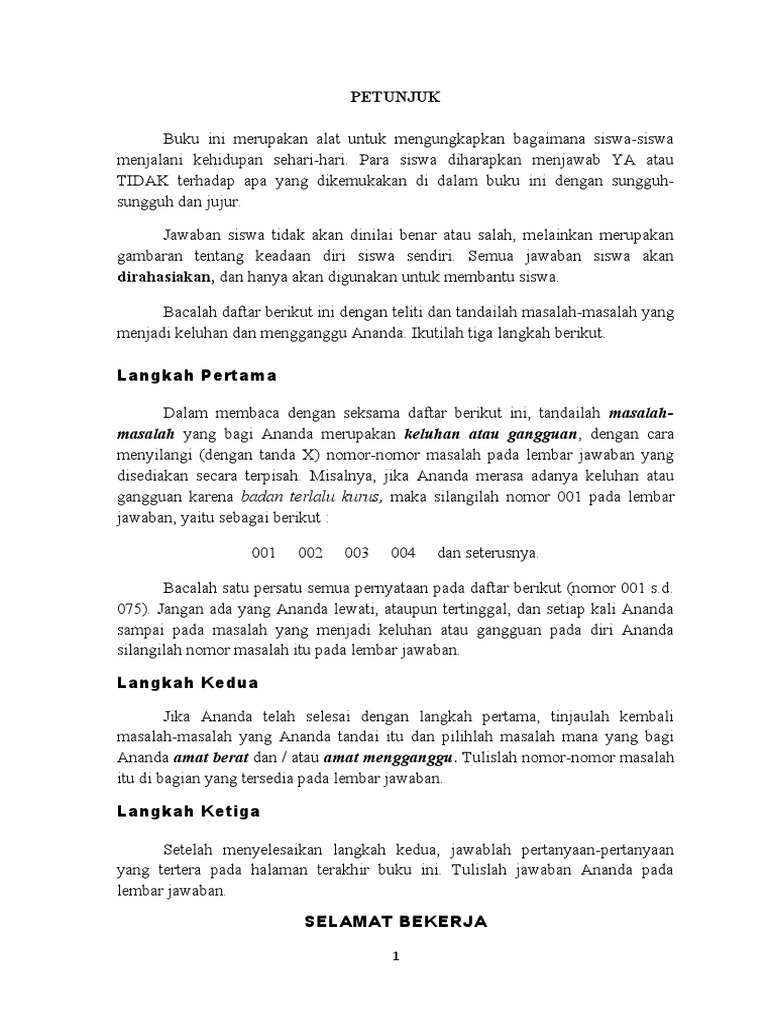 Booklet AUM Umum SD | PDF