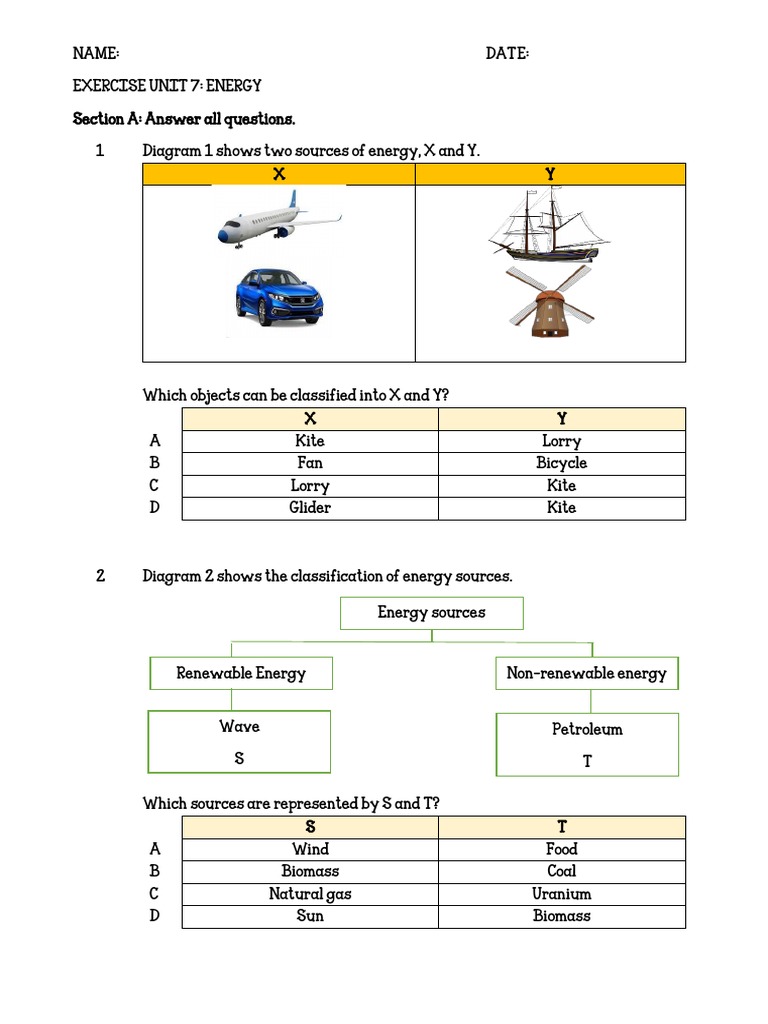 Ex Unit 7 Energy | PDF | Energy Development | Fuels