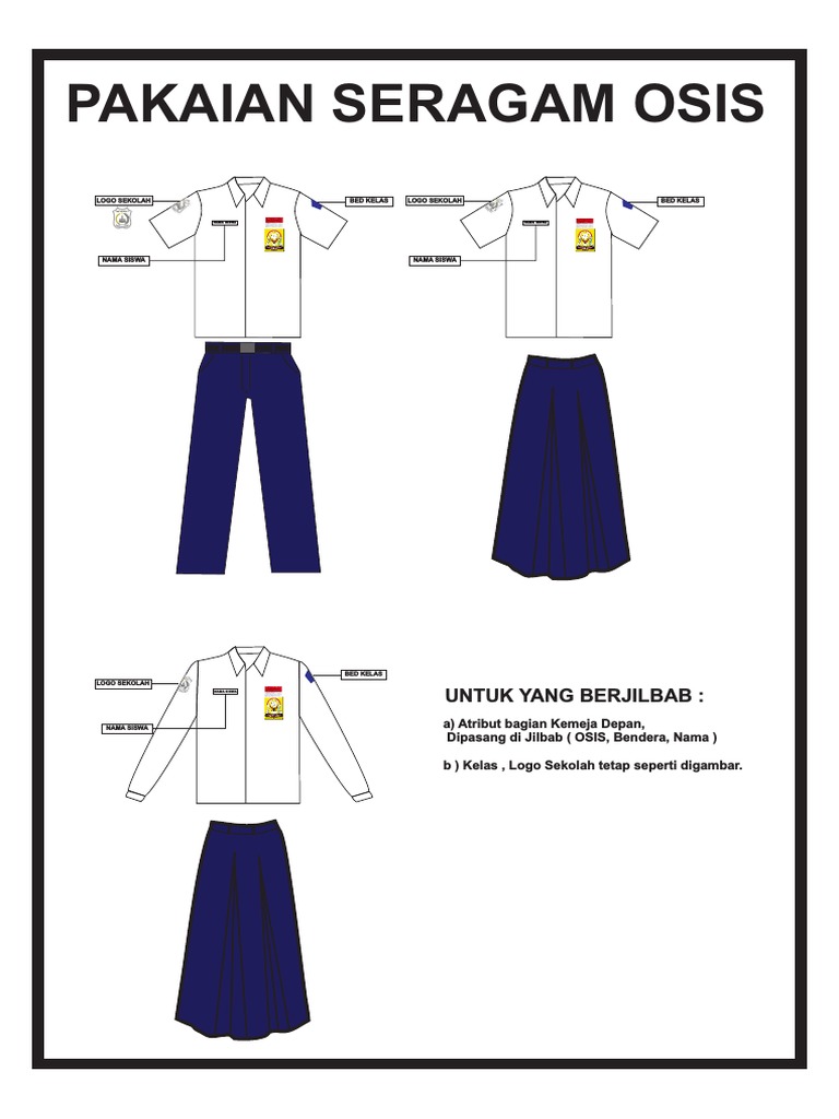 Desain Seragam OSIS SMP Berjilbab | PDF