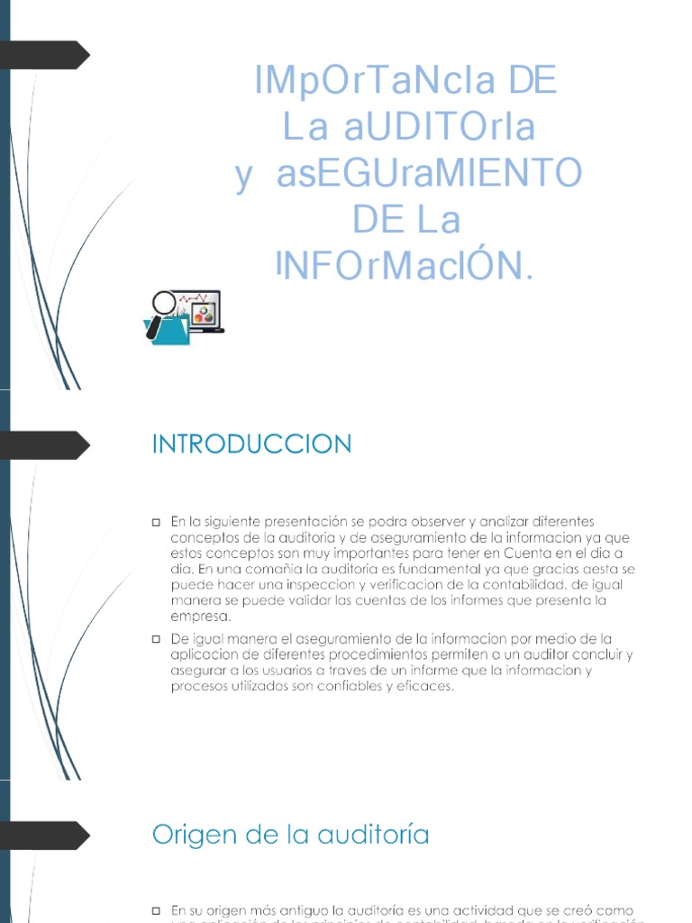 Auditoria y Aseguramiento I | PDF | Auditoría | Economias
