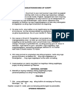 Tagalog Recognition Emcee Script - 013151 | PDF