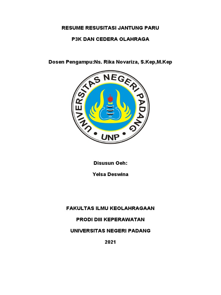 Panduan Resusitasi Jantung Paru RJP | PDF