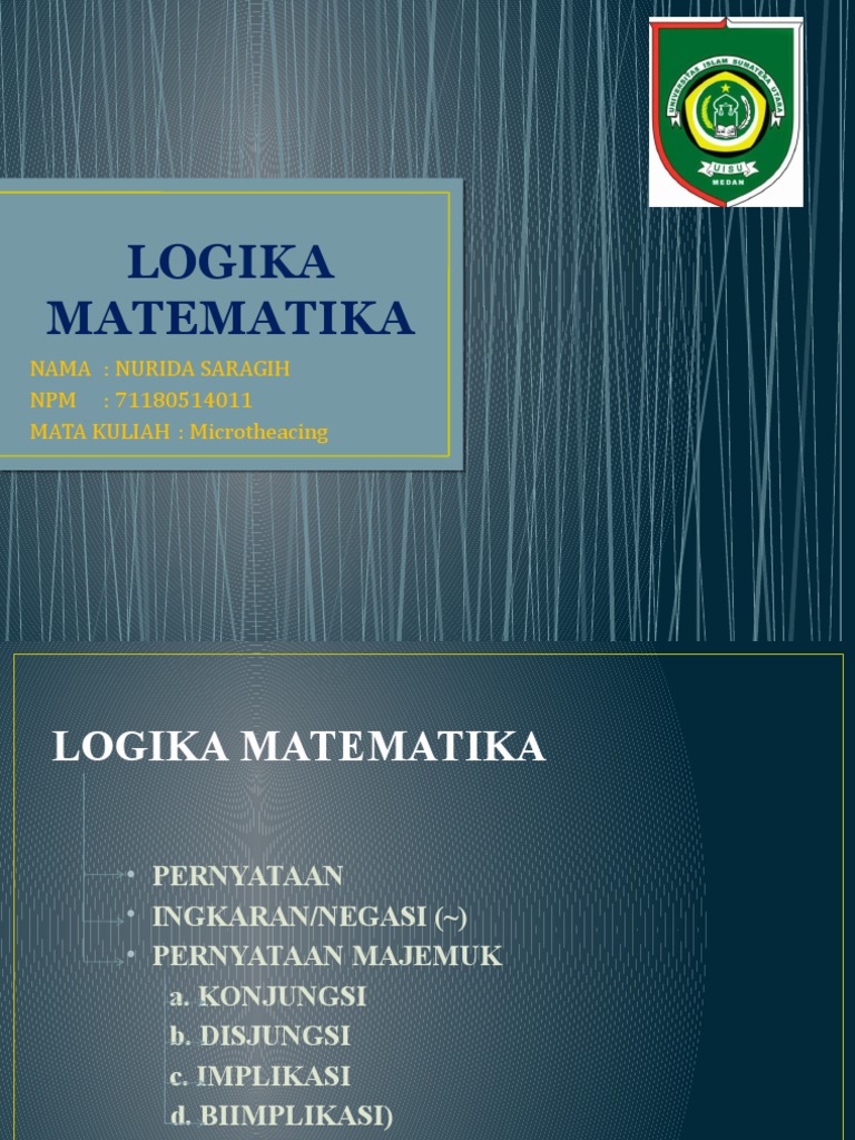 LOGIKA MATEMATIKA PPT Micro | PDF