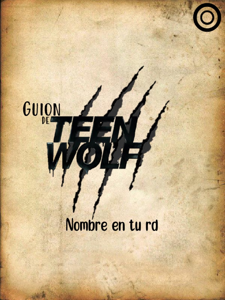 Guion para realidad de Teen Wolf | PDF