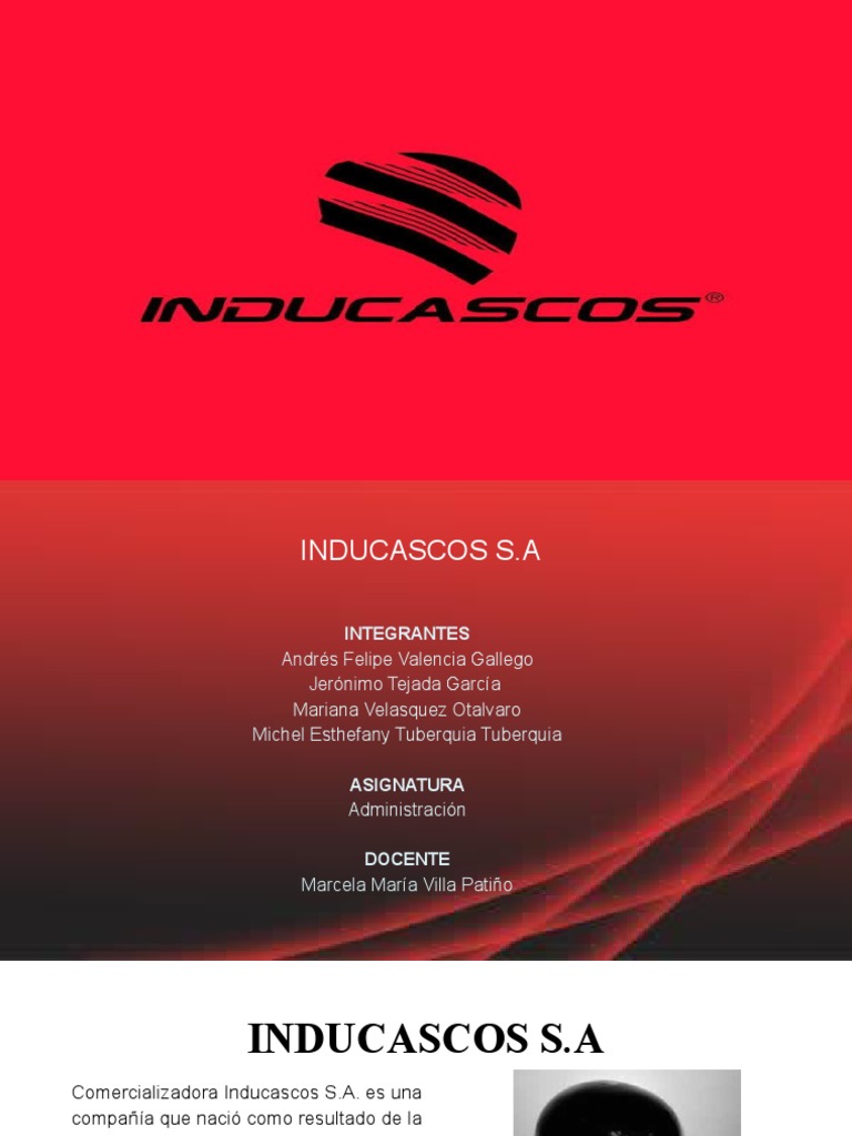 Inducascos S.A: Innovación en Cascos | PDF | Mercado (economía ...