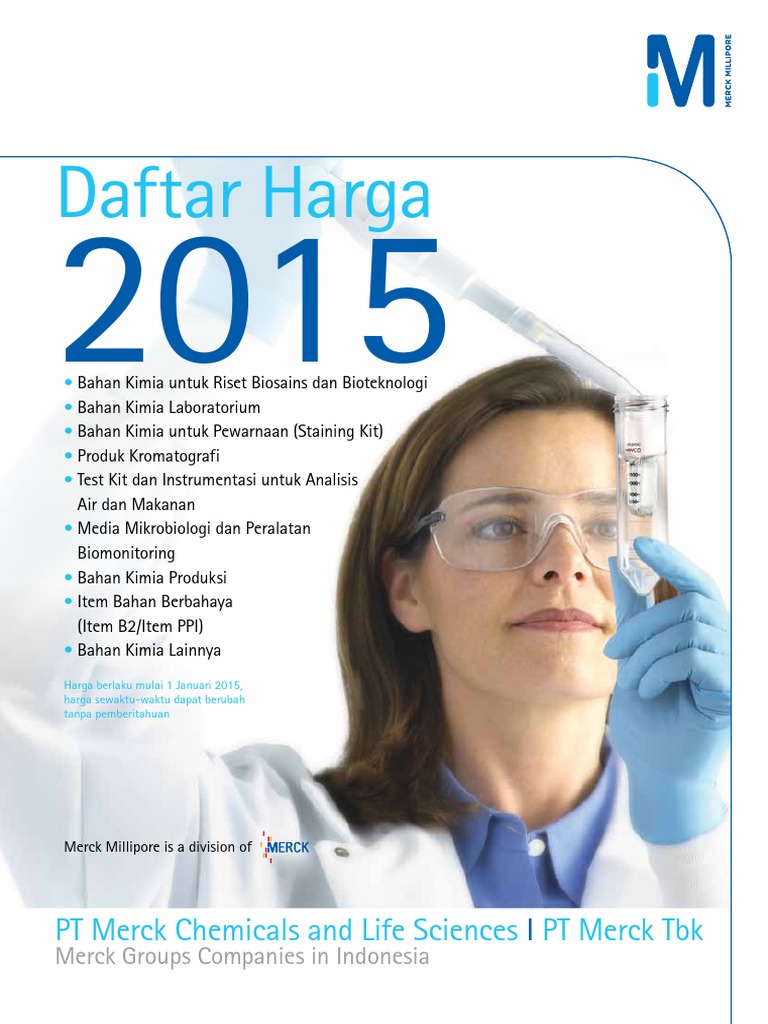 Daftar Harga. PT Merck Chemicals and Life Sciences I PT Merck Tbk ...