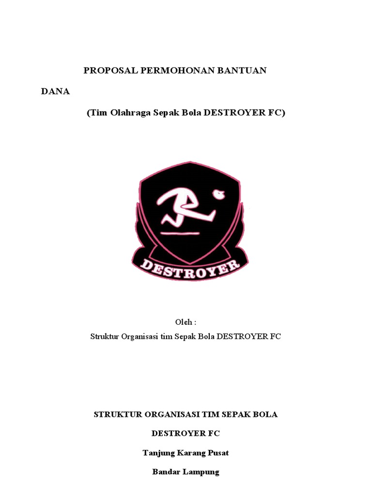 Proposal Sepak Bola | PDF | Olahraga & Rekreasi
