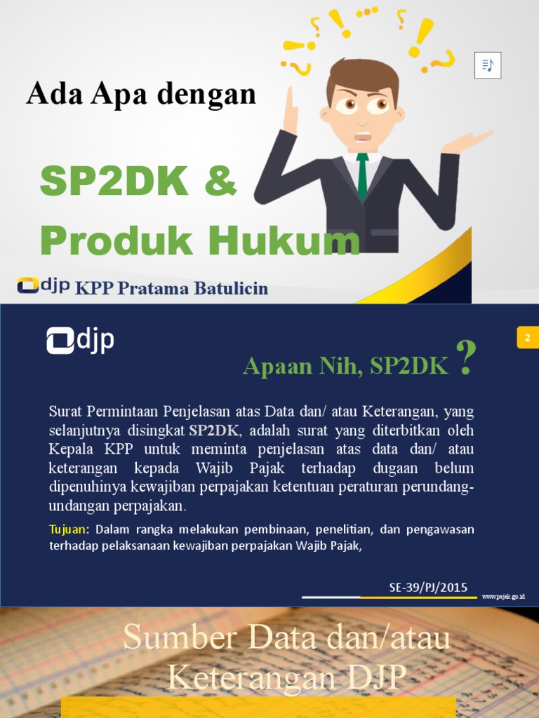 SP2DK Dan Produk Hukum | PDF | Pengelolaan Keuangan & Uang