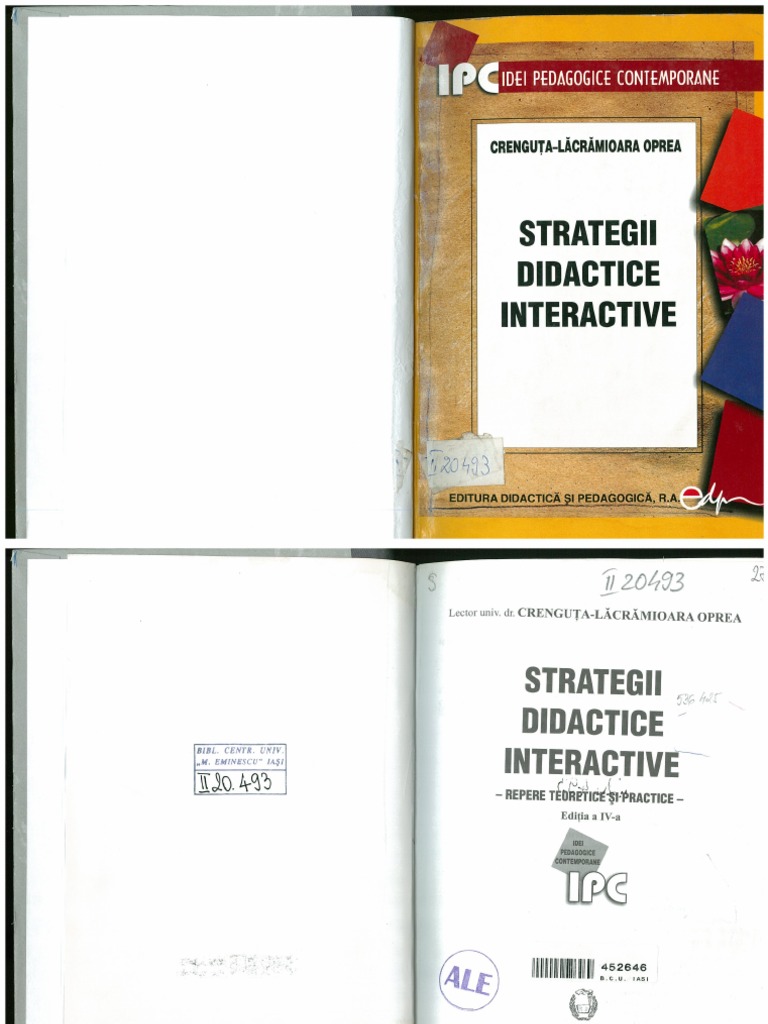 Strategii Didactice Interactive Oprea | PDF