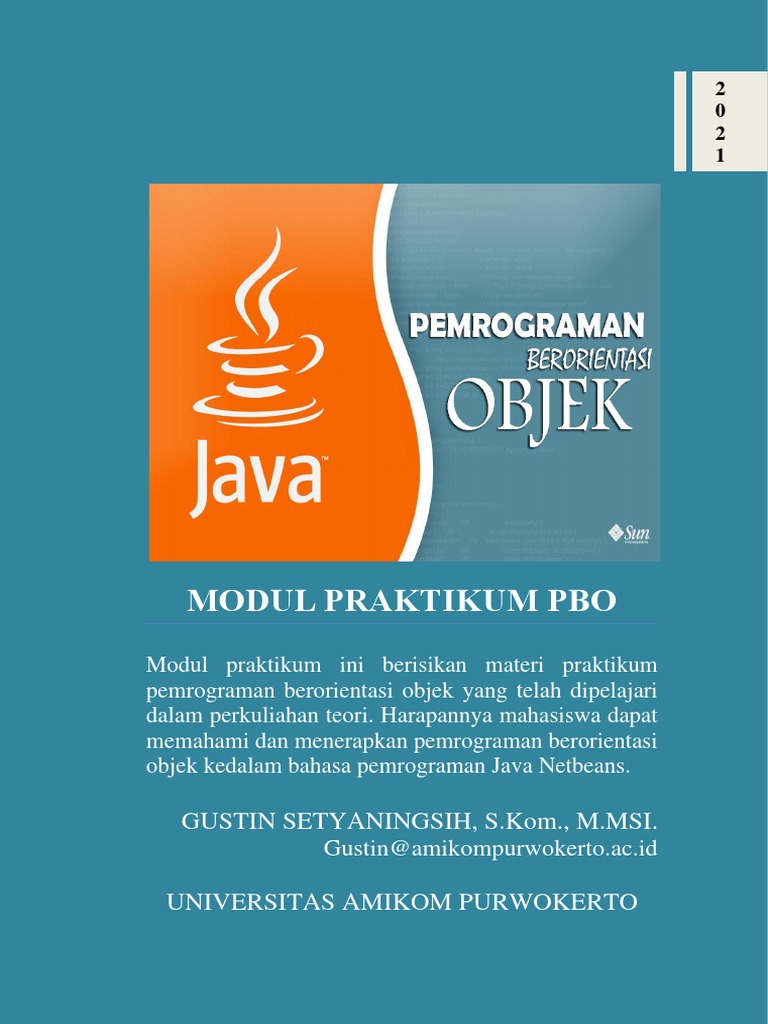 SI20A - Modul Praktikum PBO 7. Konstruktor Dan Overloading Pada Java ...