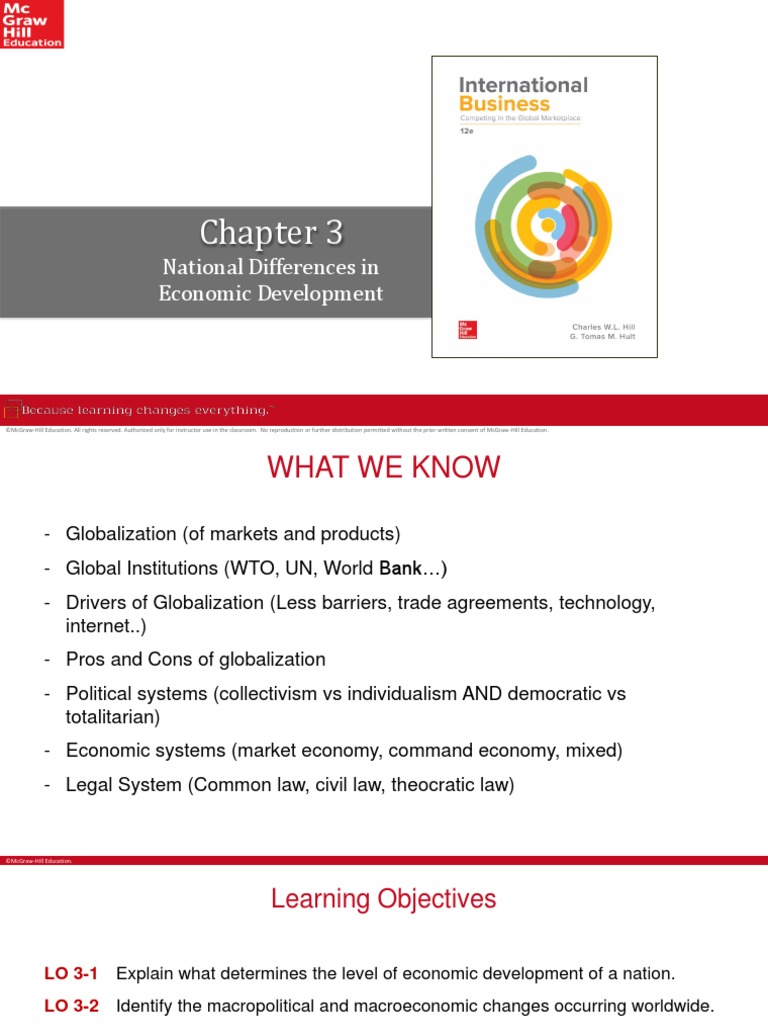 Chapter #3 National Differences in Economic Development | PDF ...