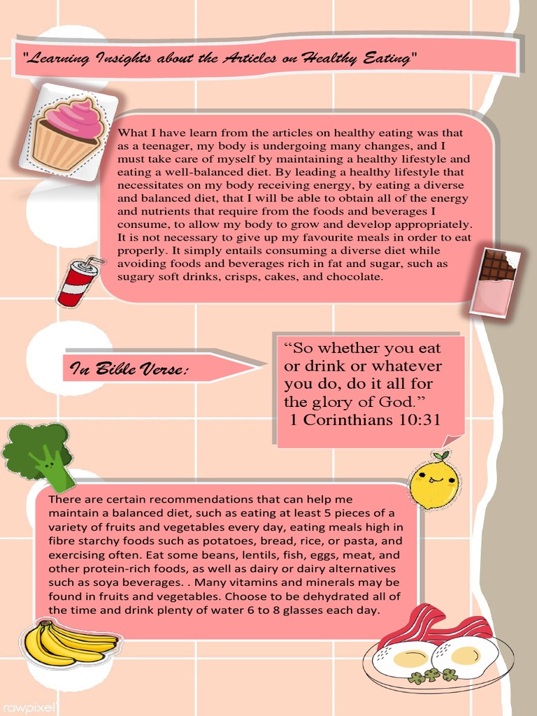 Narrative Essay | PDF | Healthy Diet | Foods