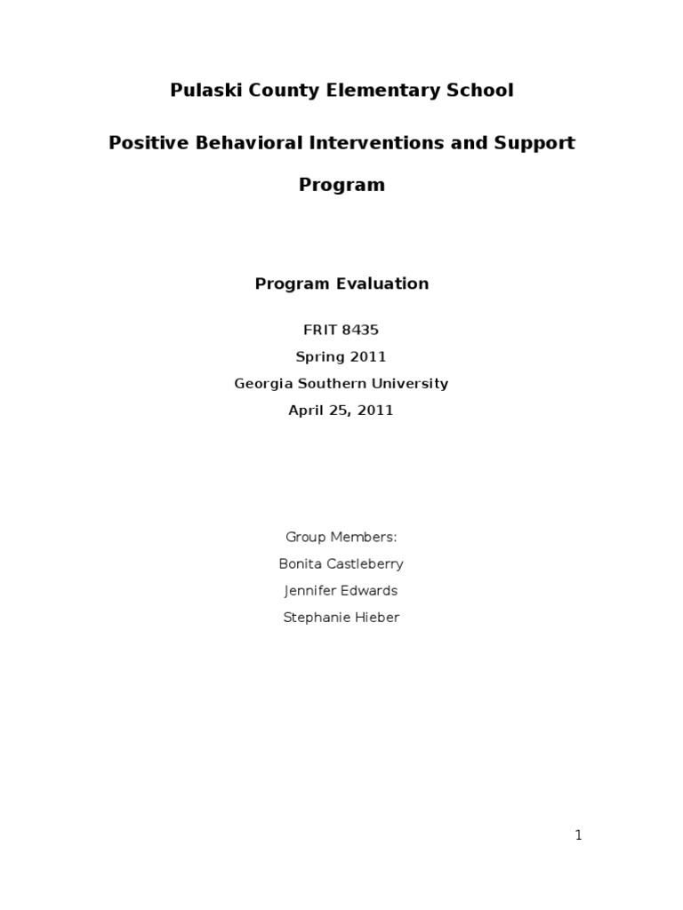 Final Program Evaluation Report | PDF | Career & Growth