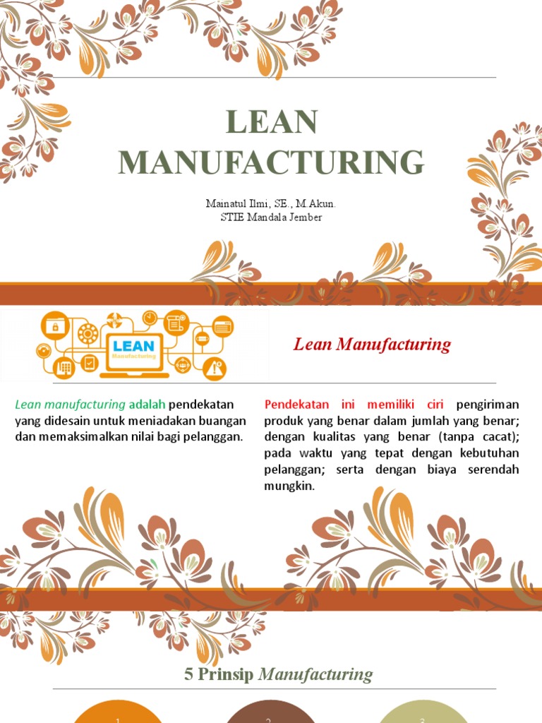 14 Lean Manufacturing | PDF