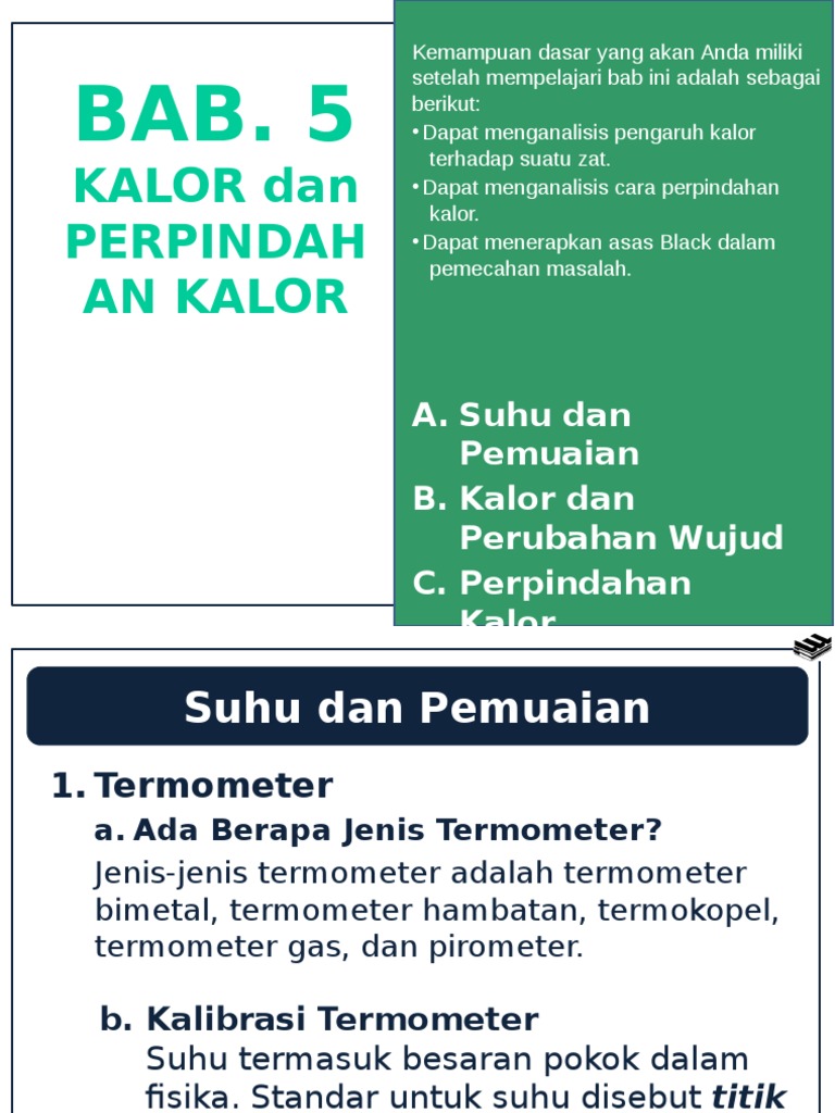 Bab 5 KALOR DAN PERPINDAHAN KALOR | PDF