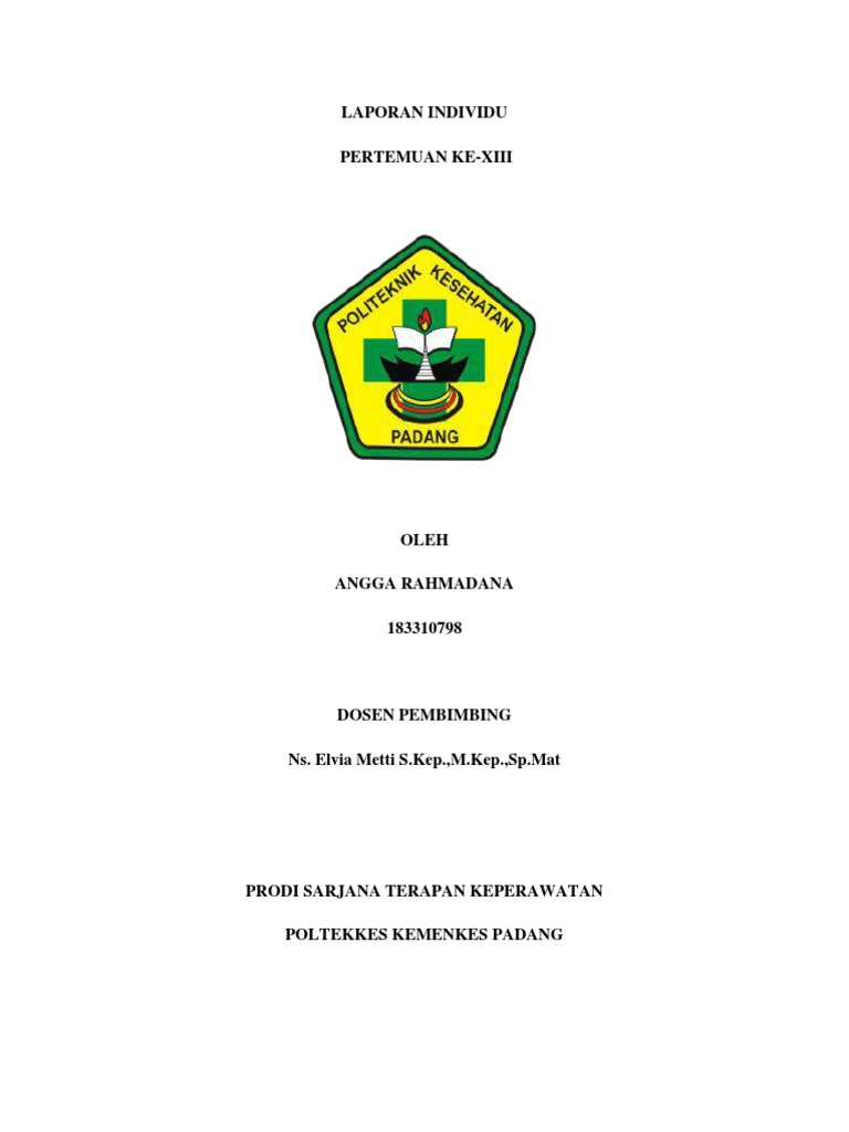 Laporan Individu Pertemuan Ke-Xiii | PDF