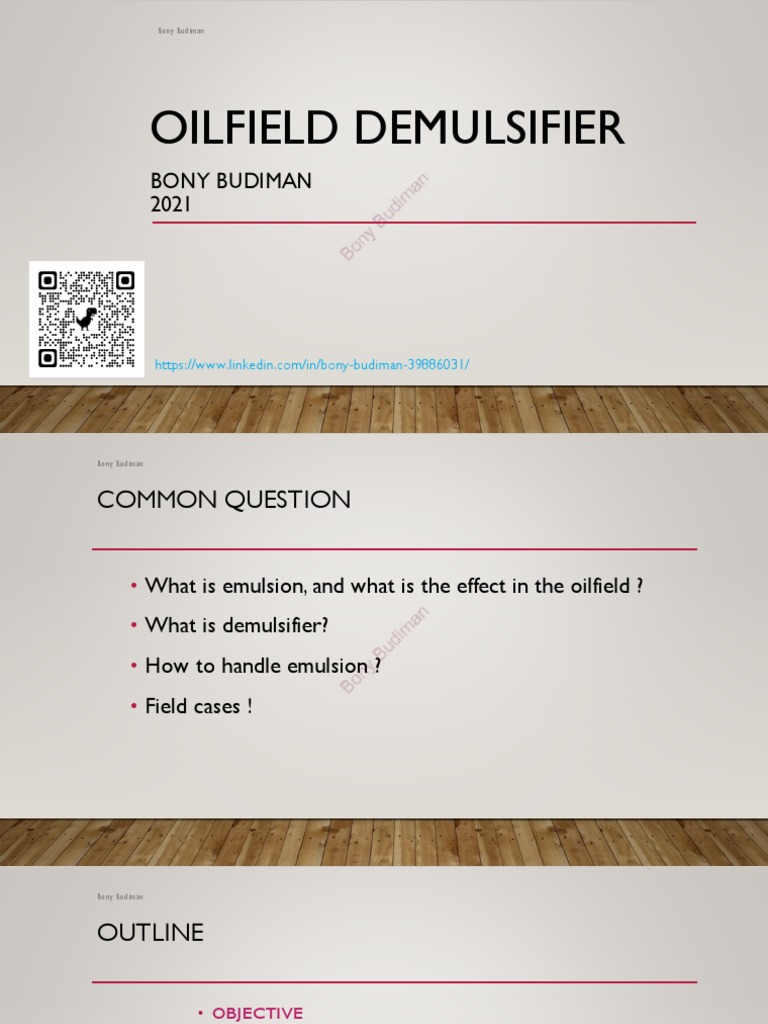 Oilfield Demulsifier | PDF | Emulsion | Surfactant