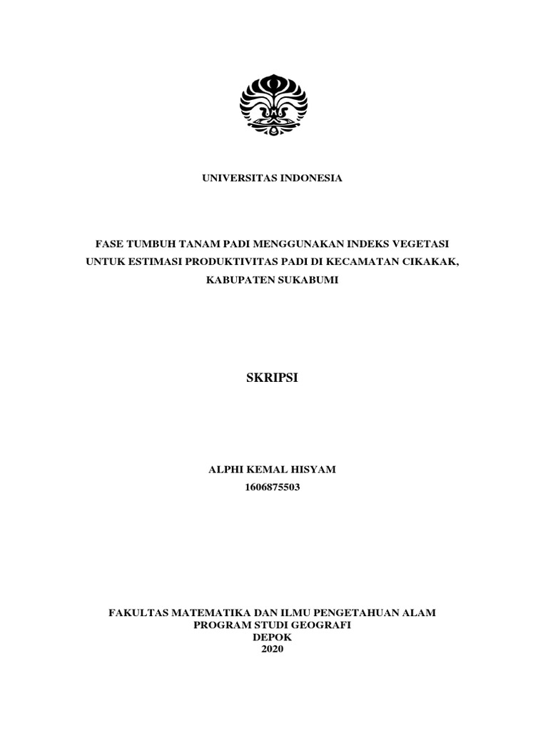 Proposal - UKP - Alphi Kemal Hisyam - 1606875503 | PDF