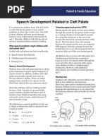 Therapy Techniques For Cleft Palate | PDF | Speech Language Pathology ...
