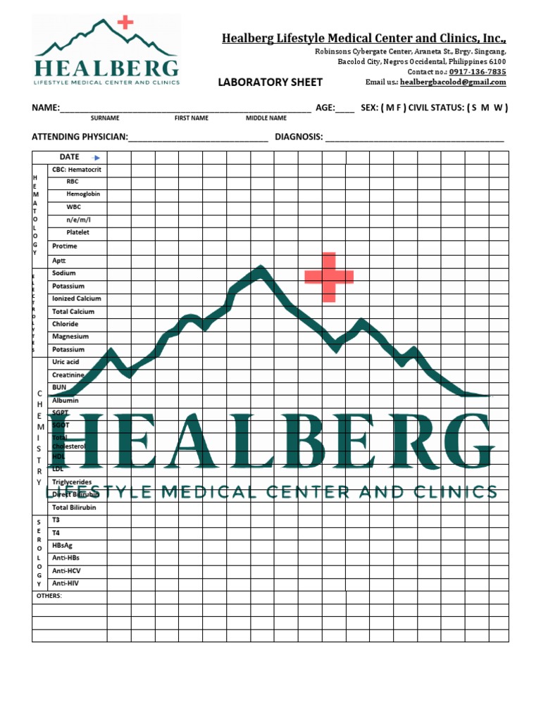 Healberg Lifestyle Medical Center and Clinics, Inc. | PDF | Wellness ...