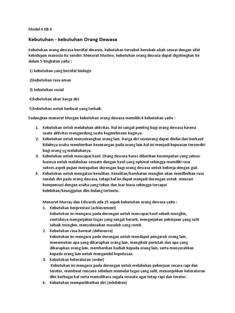 Rangkuman PPD Modul 4 KB 4 | PDF