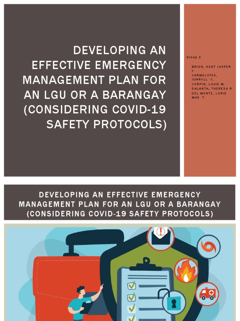 Emergency Management Plan Guide | PDF | Emergency Management | Emergency