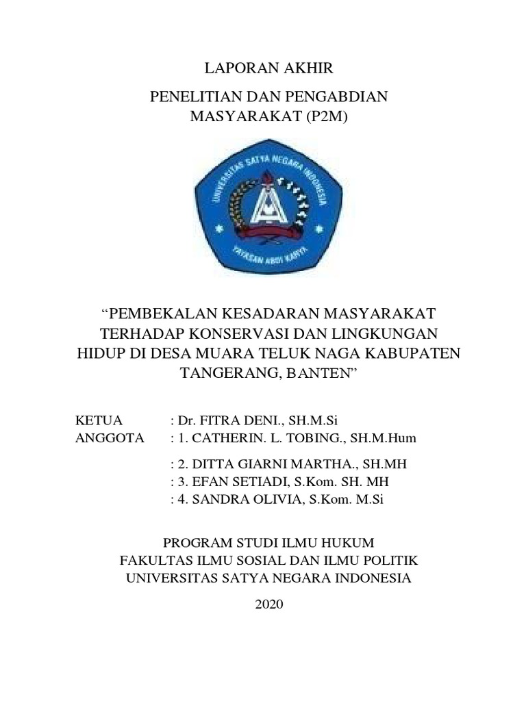 Laporan P2M Desa Muara | PDF
