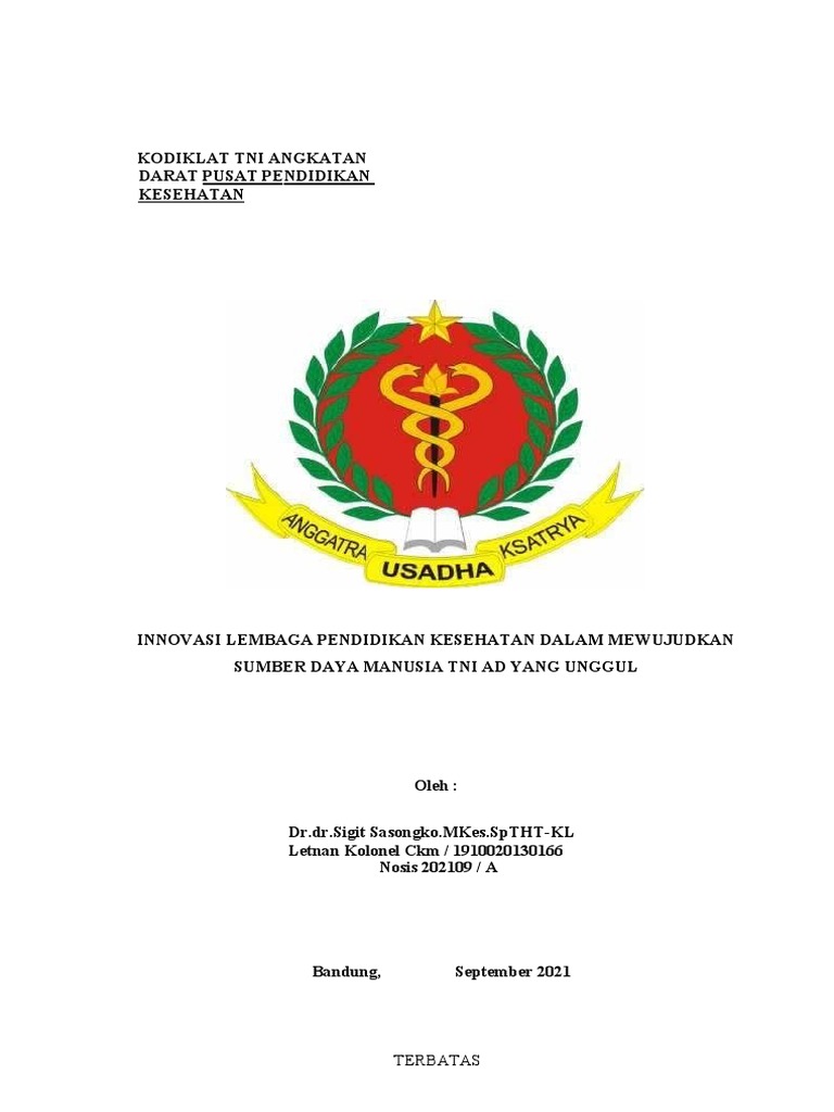 09#Ltk DR Sigit#TULMIL21 | PDF