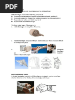 Bandaging Techniques | PDF
