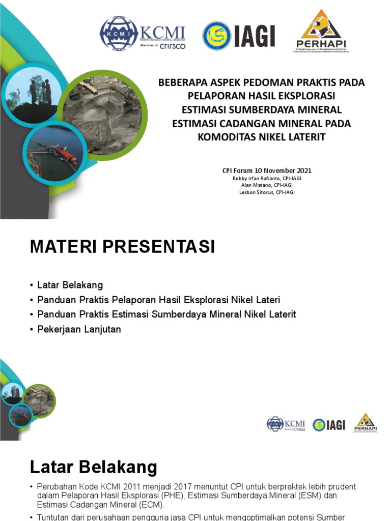 Panduan Praktis Kode KCMI 2017 - Ni Laterite | PDF