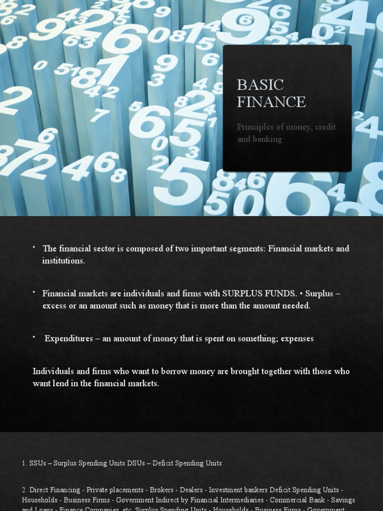 Basic Finance | PDF | Securities (Finance) | Loans
