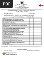 Homeroom Guidance Monitoring Tool | PDF | Learning | Educational Assessment