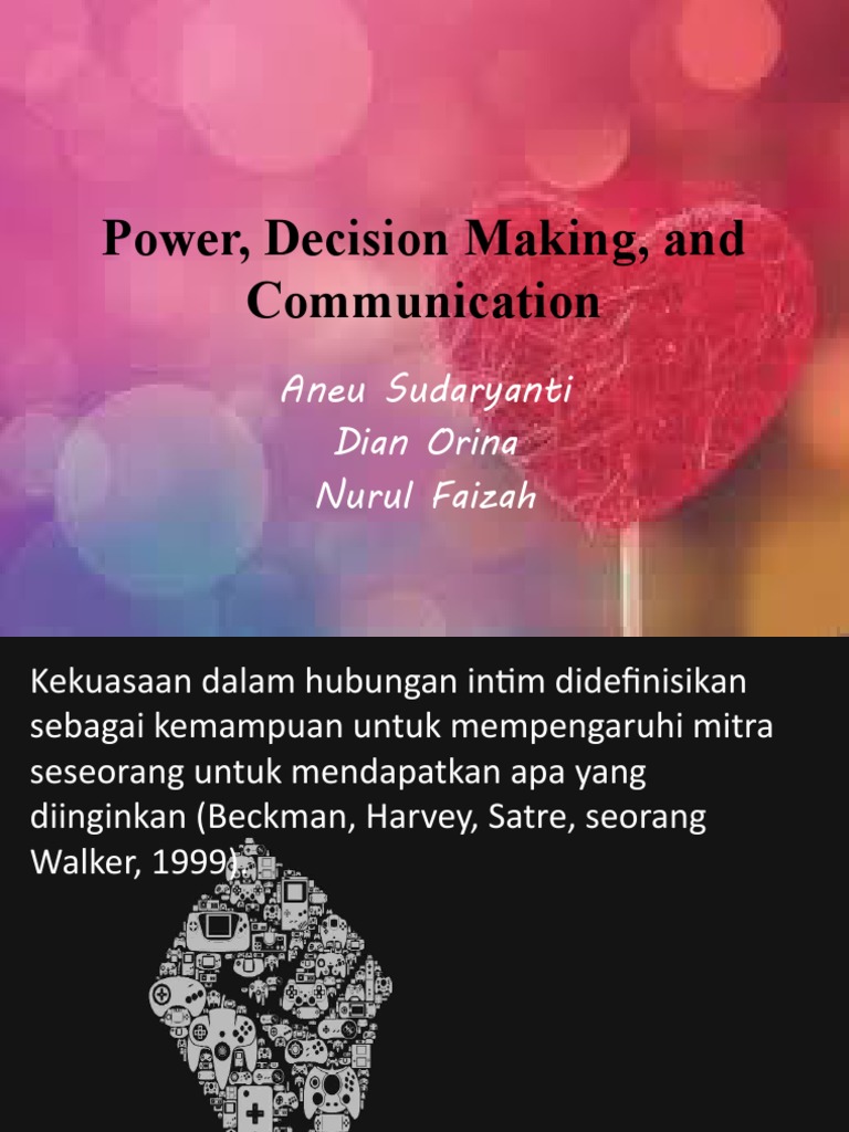Power, Decision Making, and Communication | PDF