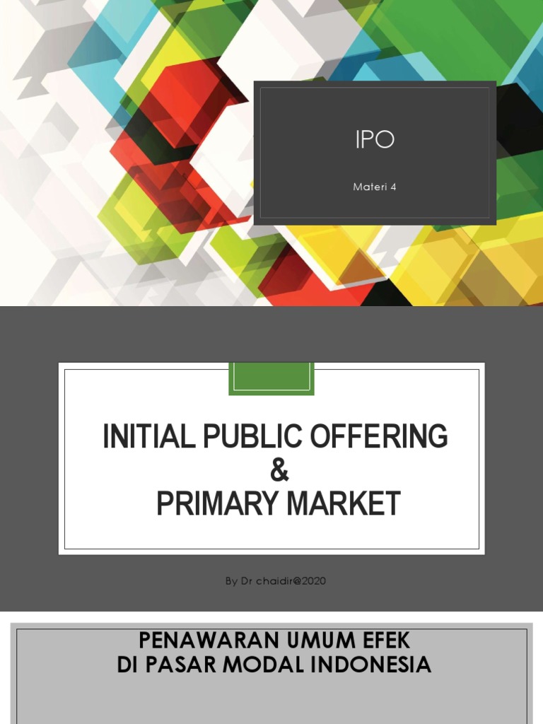 Materi 4 IPO | PDF