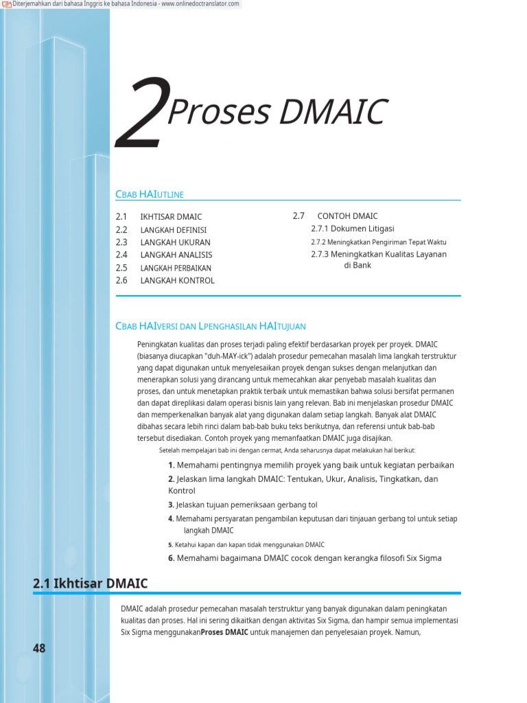 Panduan Lengkap Proses DMAIC | PDF | Komputer