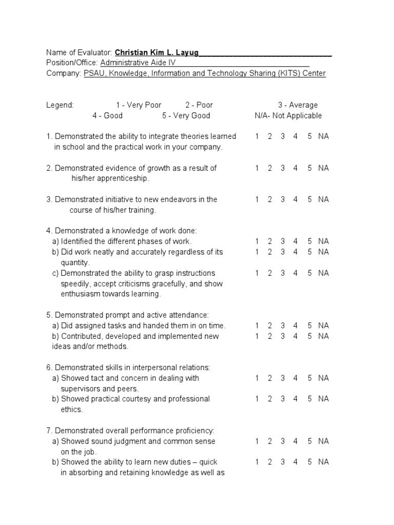 Evaluation Form | Download Free PDF | Psychology | Neuropsychological Assessment