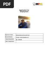 SCI Job Application - Cleaner | PDF