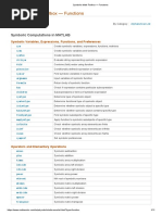 MATHCAD Symbolic Calculations Guide | PDF | Technology & Engineering