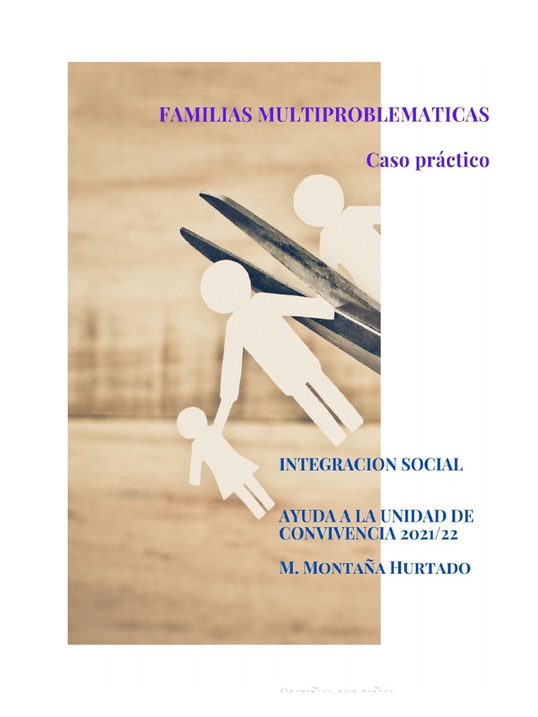 Caso Práctico, Familias Multiproblemáticas | PDF | Familia | Comportamiento