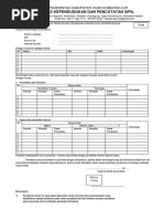 Formulir-F1-06 Perubahan Elemen Data Kependudukan | PDF