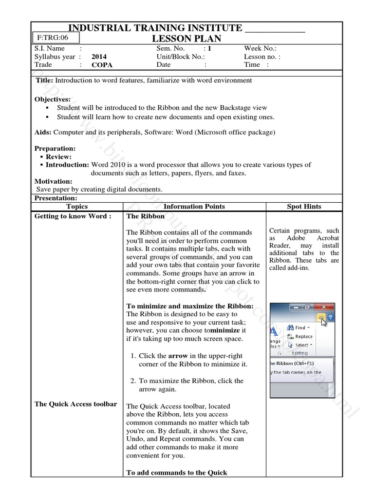 Word-Introduction To Word Features - BITSOFCOMPUTER | PDF | Microsoft ...