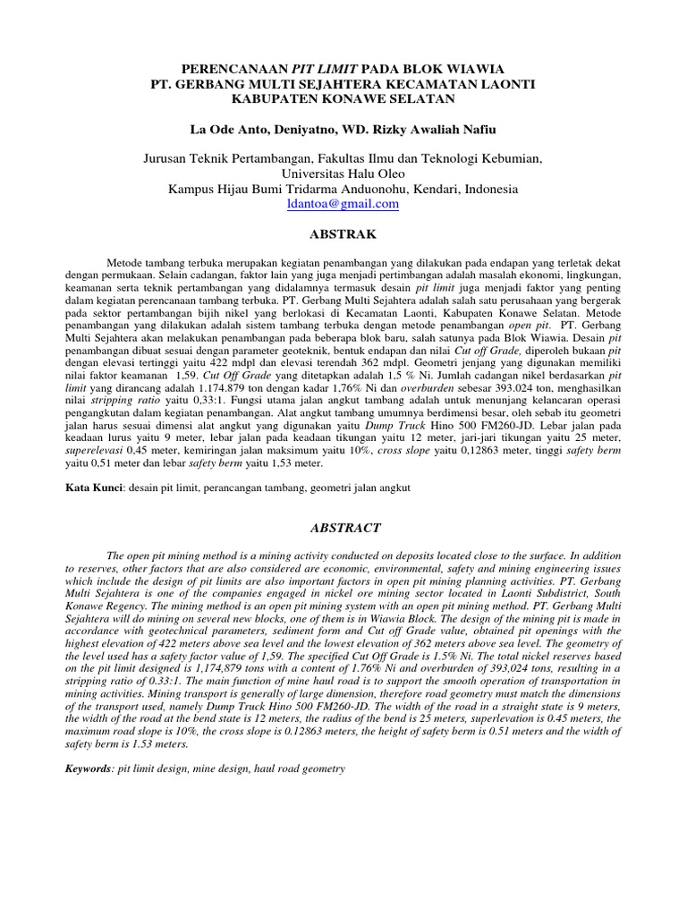 Jurnal La Ode Anto | PDF