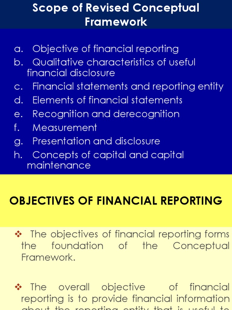 7th Week Conceptual Framework | Download Free PDF | Financial Statement ...