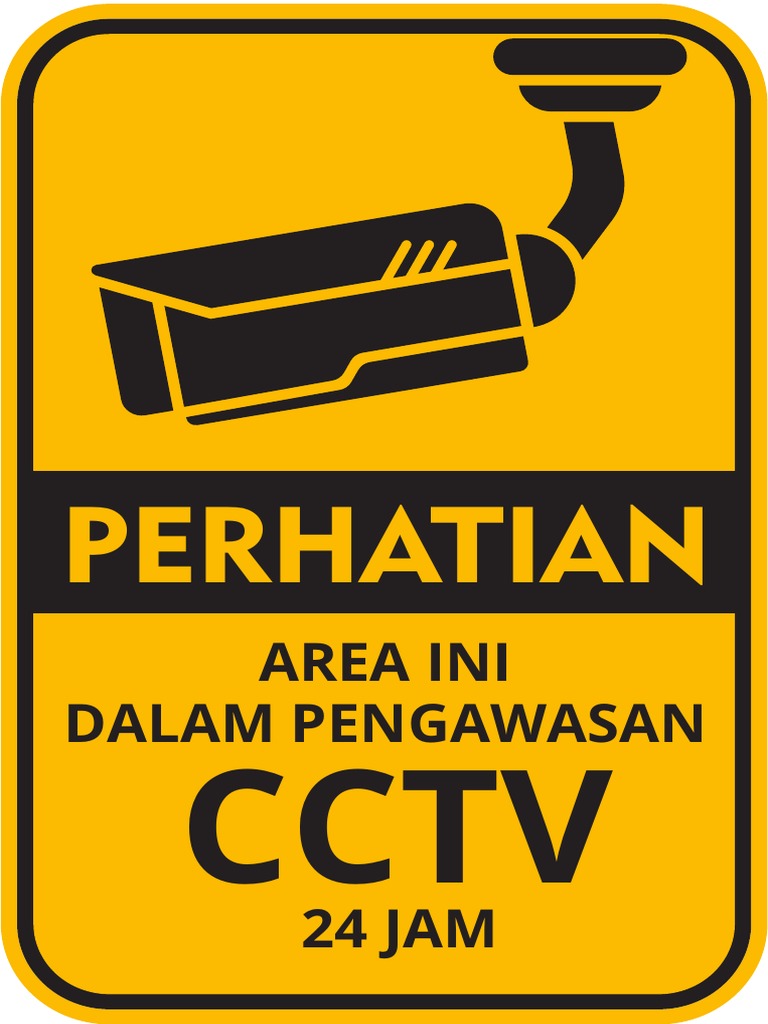 Acrylic CCTV 17 X 25 Warna Kuning | PDF