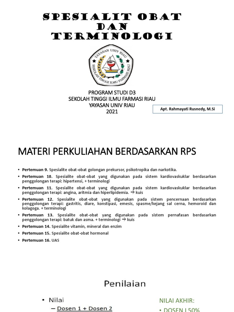 Pert 1. Spesialite Prekursor, Psikotrop, Narkotika | PDF | Kesehatan ...