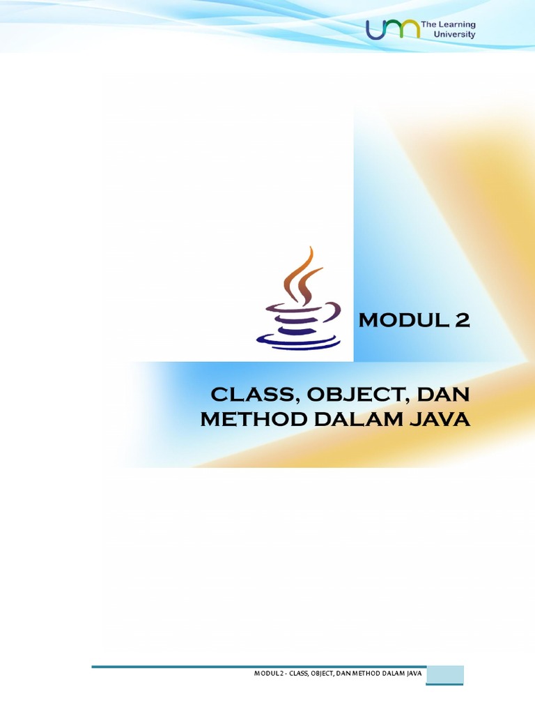 Class, Object, Dan Method Dalam Java | PDF