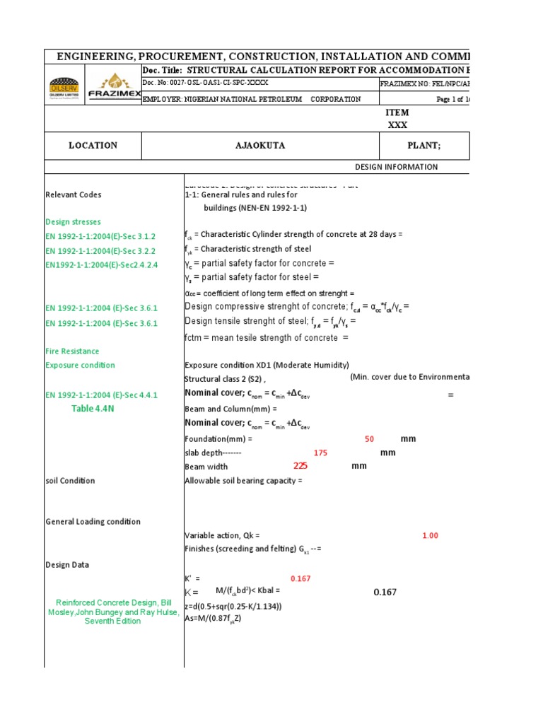 Calc Book | PDF | Strength Of Materials | Structural Engineering